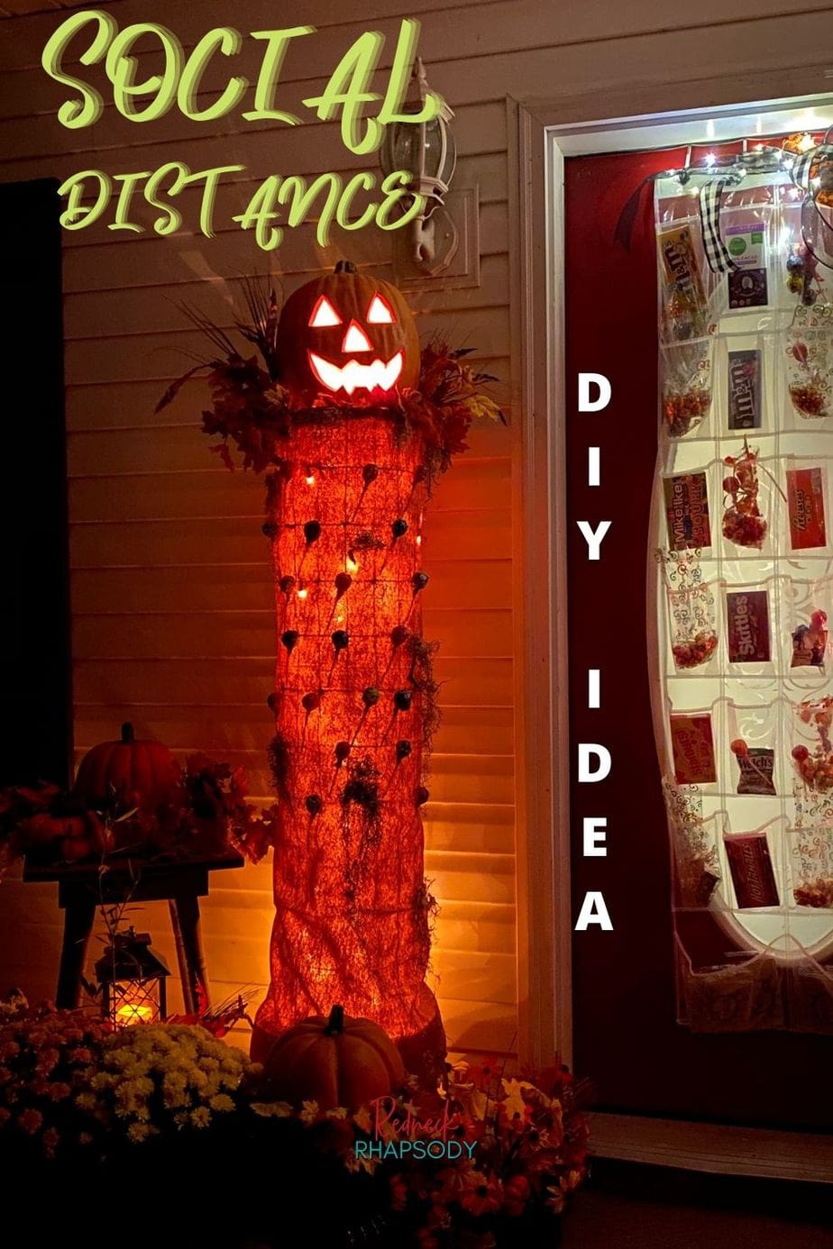 A Safe and Happy Halloween: DIY Hollow Tree - Redneck Rhapsody